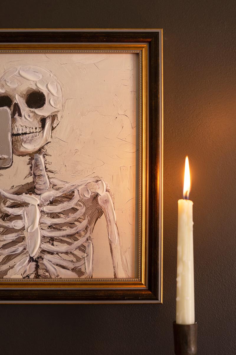 halloween framed skelfie