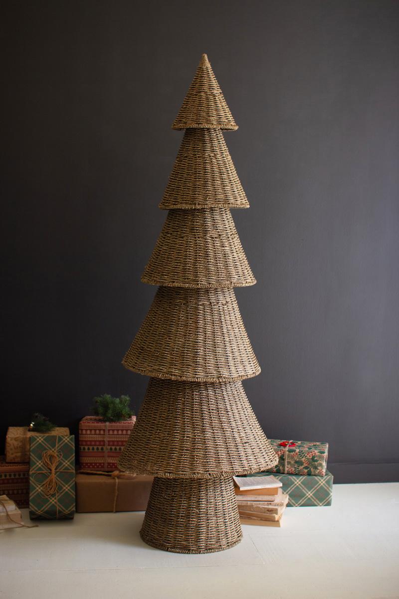 woven vine christmas tree