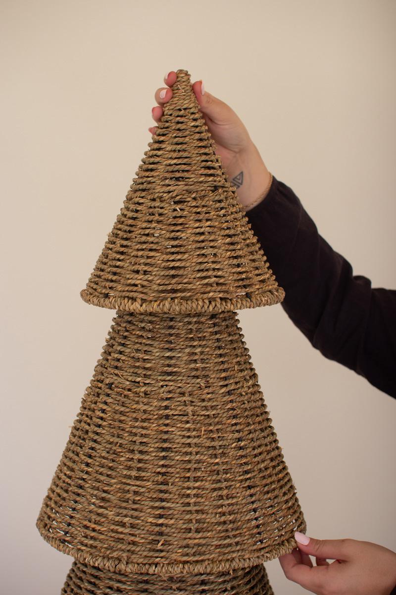 woven vine christmas tree